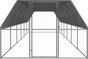 vidaXL Venkovní klec pro kuřata 3x12x2 m pozinkovaná ocel [3154380]