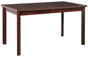 Jídelní stůl MODENA 1 P deska stolu sonoma, nohy stolu bílá
