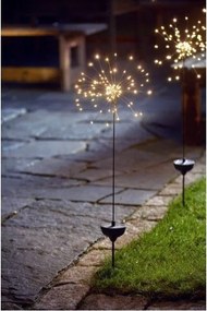 Venkovní solární LED svítidlo s bílými diodami Star Trading Firework, výška 100 cm