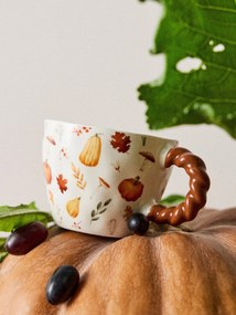 Sinsay - Keramický hrnek s podzimním motivem - vícebarevná
