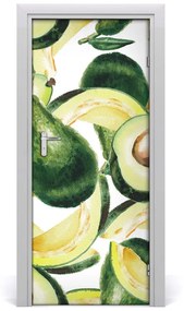 Fototapeta na dveře do domu samolepící avokado 75x205 cm