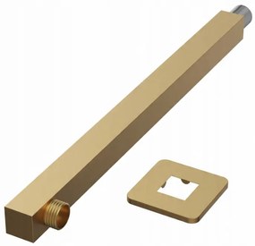 Gamma Gamma, podomítkové rameno 40cm, zlatá matná, GMA-RAM-D-LP03-BGD