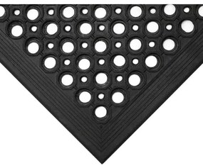 Gumová podlahová rohož COBA High-Duty černá 0,9 x 1,5m - olemování 2 krátké a 1 dlouhá strana