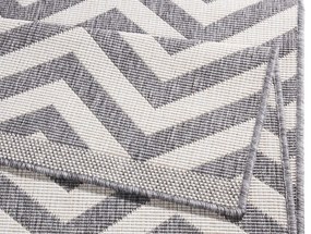 Hanse Home, Kusový koberec Twin Supreme 103432 Palma grey creme – na ven i na doma, 80x250, šedá, chodba / předsíň