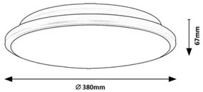 Rabalux ENGON LED stropní svítidlo 71128