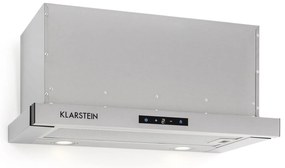Klarstein Vinea, digestoř, 60 cm, vestavná, 560 m³/h, plochá konstrukce, stříbrná