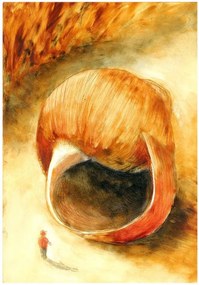 Martina Trchová | Ulita Rám: Bílý, Velikost: 70 x 50 cm
