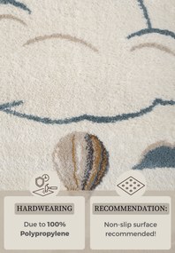 Hanse Home, Dětský koberec Adventures 106209 Cream Multicolor, 160x235, vícebarevná, dětský pokoj