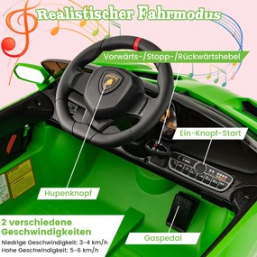 Costway Dětské elektrické auto Lamborghini s dálkovým ovládáním