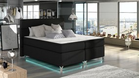 Boxspring Amadeo 140x200 s LED podsvícením Materiál / Dekor: Soft 29