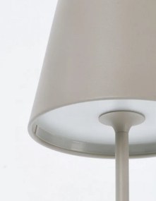 BIZZOTTO Zahradní stojací LED lampa ETNA 38 cm taupe