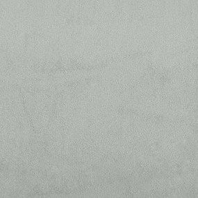 vidaXL Válenda s matrací 90 x 200 cm samet [3197747] Barva: světle šedá