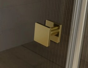 Besco Pixa 90x90x195 čtvercový sprchový kout, gold Orientace: Pravá