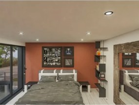 Podhledové LED svítidlo Panlux VP COB 6W 3000K bílá černá PN14100050