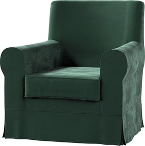 Potah na křeslo IKEA Ektorp Jennylund barva zelená látka lesklé, sametová