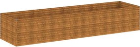 Zahradní vyvýšený záhon 386 x 100 x 69 cm cortenová ocel 152005
