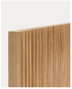 Čelo postele z dubového dřeva v přírodní barvě 105x70 cm Beyla – Kave Home