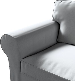 Potah na pohovku IKEA  Ektorp 3-místná, nerozkládací barva šedá látka sametová