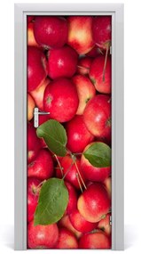 Fototapeta na dveře samolepící červená jablka 95x205 cm