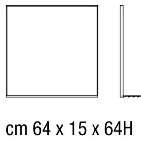 Horm designová zrcadla Gill (64 x 64 cm)