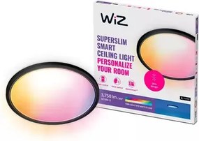 WiZ SuperSlim černá / Stropní LED svítidlo / 32W / 3750lm / 2700-6500K