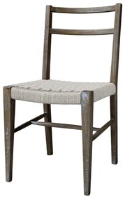 Přírodní dřevěná židle s výpletem Limoges Chair - 47*44*87 cm