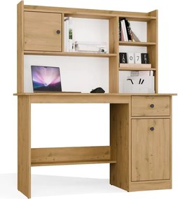 Psací stůl Chester s nástavcem 120 cm dub Artisan