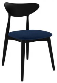 Jídelní židle ST80, Barva: černá, Potah: Magic Velvet 2216