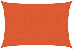 Stínící plachta 160 g/m² oranžová 2 x 3 m HDPE 311667