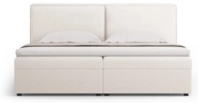 Krémová boxspring postel s úložným prostorem 160x200 cm Arendal – Cosmopolitan Design