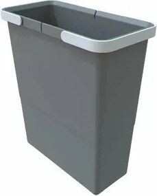Elletipi NARROW 12 L Plastový koš s rukojeťmi šedá / bez víka / 34 x 1