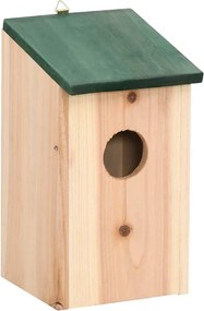 Ptačí budky 10 ks masivní jedlové dřevo 12 x 12 x 22 cm 314815