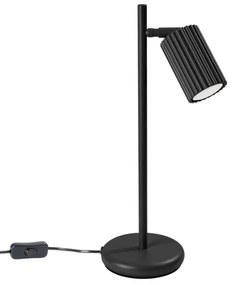 Stolní lampa SOLLUX KARBON černá GU10 1x10W bez žárovky SL.1586