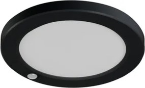LED svítidlo s čidlem Kanlux ERGA PIR 17W CCT-B černé