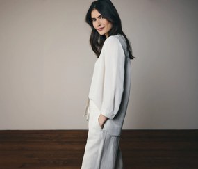 Tchibo - Halenka z lněné směsi Cecil - pro ženy - vel. L - barva: béžová