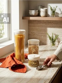 Sinsay - Nádoby na potraviny 3 ks - bílá