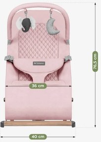 Dětské houpací křeslo Moon 30 Pink