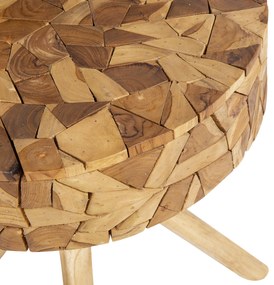 Teakový dřevěný stolek THORSBY Beliani