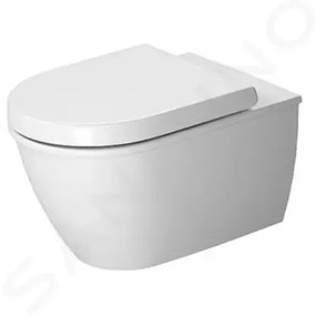 DURAVIT - Darling New Závěsné WC, Rimless, HygieneGlaze, bílá (2557092000)