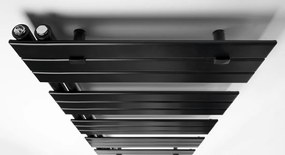 Aqualine Mythos otopné těleso rovné boční připojení 500 x 1430 mm černá mat LLM514B