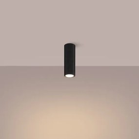 Stropní svítidlo SOLLUX KARBON 20 černá GU10 1x10W bez žárovky SL.1569