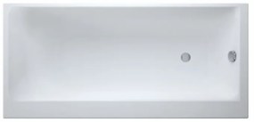 Cersanit Smart, akrylátová vana pravá 170x80cm + nožičky, bílá, S301-116