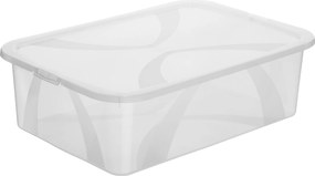 XXXLutz BOX S VÍKEM 29 l Rotho - Stohovatelné boxy - 003294001807