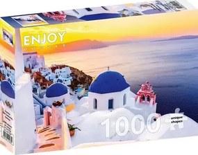 ENJOY Puzzle Východ slunce nad Santorini, Řecko / 1000 dílků / od 14 l