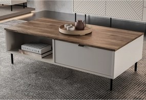Obývací sestava 3.14 m + konferenční stolek kašmír / dub castello Evo