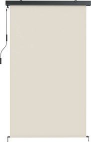Outsunny bezšňůrová venkovní roletta, UPF50+ a voděodolné stínění pro terasu, balkon nebo altánek, 250 × 160 cm, krémová | Aosom