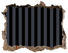 Wallmuralia Díra 3D fototapeta nálepka Černošedé pásky 95x64 cm