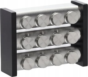 Sada kořenek COMFY se stojanem, černá / stříbrná NIW9226 (12 ks)