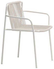 Pedrali Bílá kovová zahradní židle Tribeca 3665