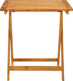 3dílný bistro set antracitový textil a masivní dřevo 3281869